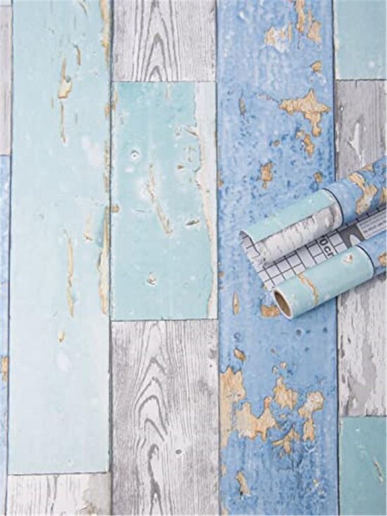 Wall Decor | Grey Shiplap Peel Stick Wallpaper Self Adhesive Vinyl ...